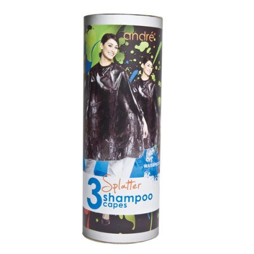Amazon.com : Andre Splatter Shampoo Cape, 3 Pack : Hair Shampoos ...