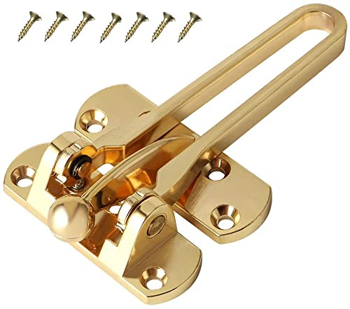 TERF® Heavy Duty Security Door Guard Polished Brass Internal and ...