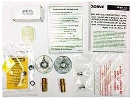 LP TO NG GAS CONVERSION KIT FOR MODINE HOT DAWG 30K-75K SPARK IGN ...