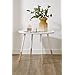 Premier Housewares Viborg Round Side Table, Wood, 48 x 60 x 60 cm ...
