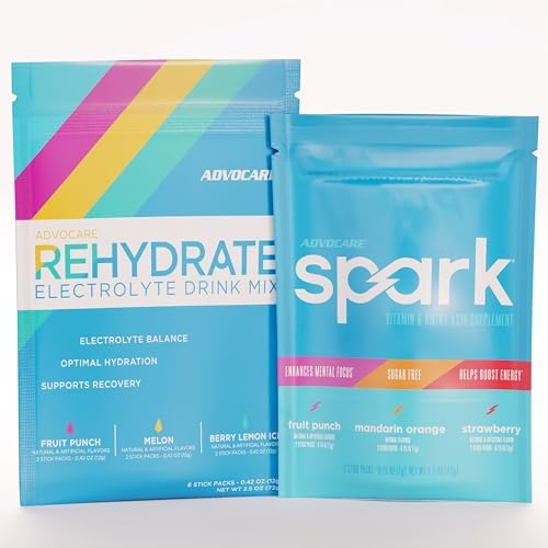Amazon.com: AdvoCare Rehydrate Electrolyte Drink Mix - Electrolytes ...