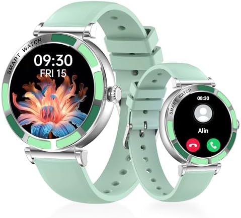 Amazon.com: TiZOOP Smart Watch for Women, 1.27" Round Screen Fitness ...