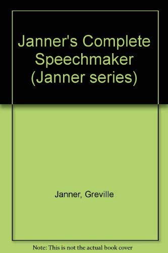 Amazon | Janner's Complete Speechmaker (Janner series) | Janner ...
