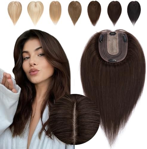 Amazon.com : TESSHAIR Hair Toppers for Women with Thinning Hair 12 Inch ...