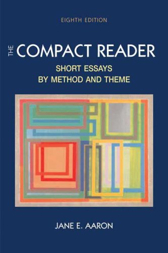 Amazon.com: The Compact Reader: Short Essays by Method and Theme ...