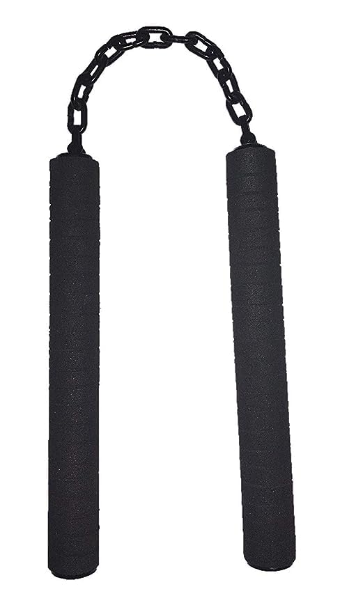 GRS Rubber Foam Nunchaku with Black Handle (Karate Stick) : Amazon.in ...