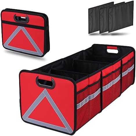 Amazon.com: Simniam Large Trunk Organizer for Car, Collapsible Multi ...