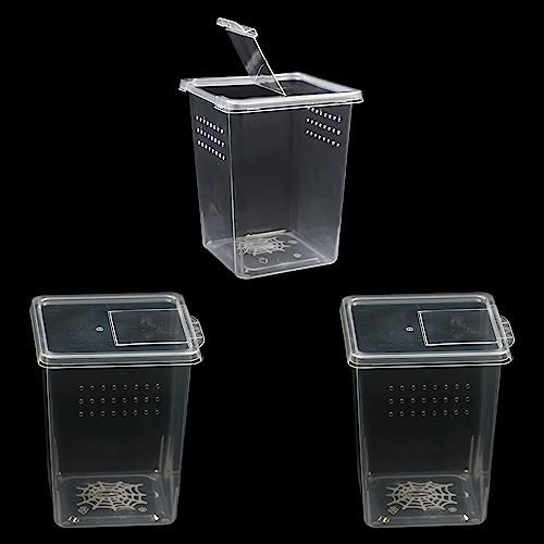 3 Pcs Insect Spider Terrariums Breeding Box, Small Reptile Hatching ...