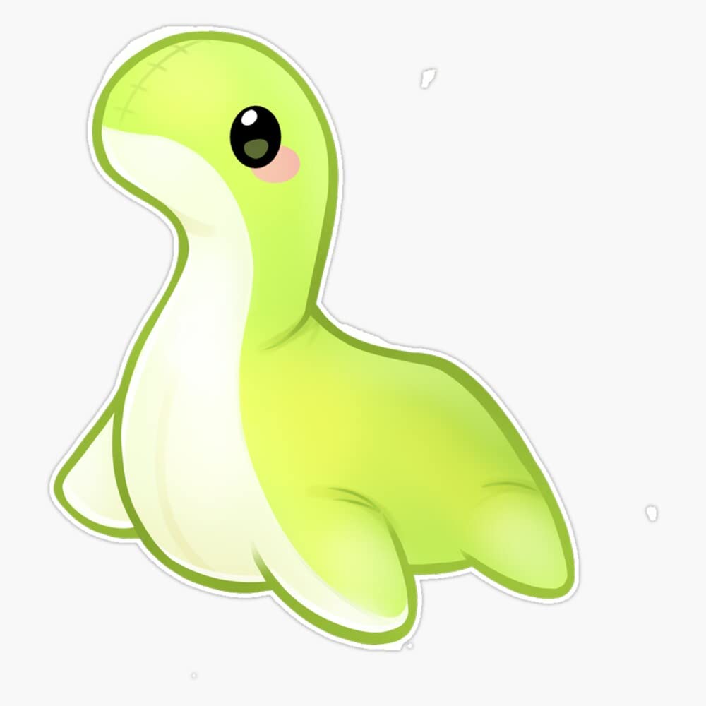 Amazon.com: Cute Nessie Apex Drawing Sticker Decal Size 5" : Toys & Games