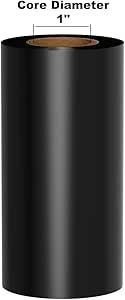 Amazon.com: Kingston Premium Ink Ribbon on 1" Core, Black, 4.3" x 984 ...