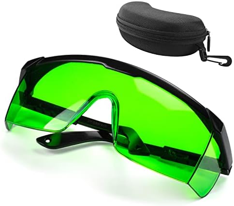 CIGMAN Green Laser Protective Glasses, Adjustable Frame Laser ...