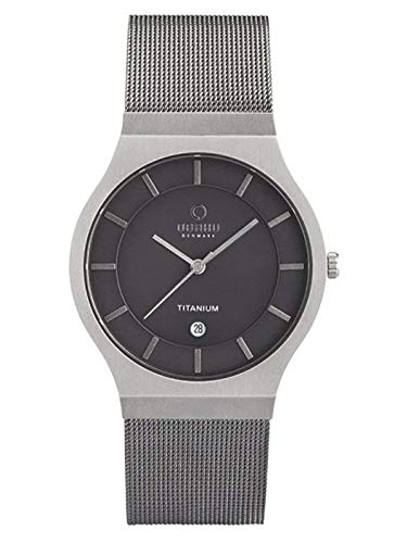 Buy Obaku Fred Titanium Analog Grey Dial Men's Watch-V123GDTJMJ Online ...