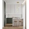 Amazon.com: MOTINI Cluster Crystal Pendant Lighting 3-Light LED 8W ...