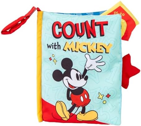 Amazon.com : Let's Count Soft Book - Disney Baby Mickey Mouse Count ...