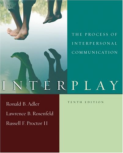 Amazon.com: Interplay: The Process of Interpersonal Communication ...