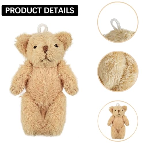 AWAVM Little Pocket Bear Hug,Mini Bear in a Tin Box,Pocket Bear Plush ...