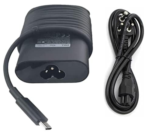 45W USB Type C Dell Laptop Charger for Dell Xps 13 9365 9370 9380 ...
