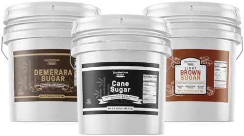 Amazon.com: Unpretentious Cane Sugar, Demerara Sugar, and Light Brown ...
