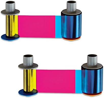Amazon.com: Fargo Printer YMCKO Color Ribbons for DTC1000 and DTC1250e ...