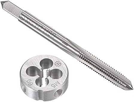 Amazon.com: uxcell M5 x 0.8mm Metric Tap and Die Set, Machine Thread ...