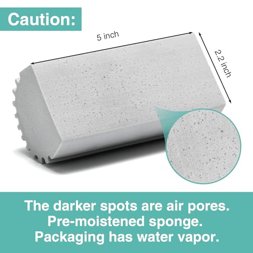 Snapklik.com : 6 Pack Damp Dusting Sponge Duster, Grey Dust Cleaning ...