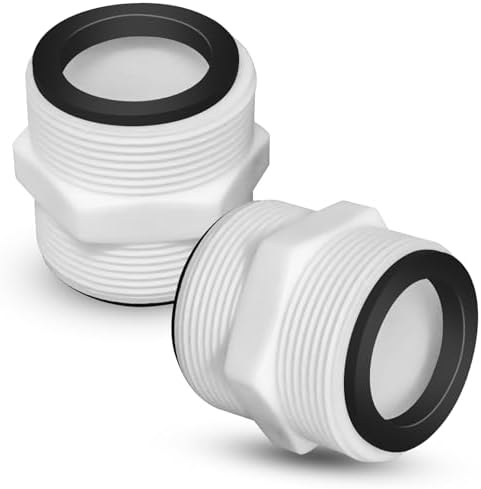 Fits Intex & Coleman Pool Split Hose Fitting Connector, 1.5 Inch + 2 L ...