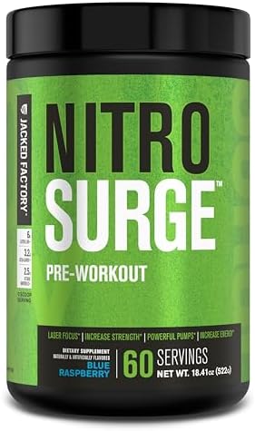 Amazon.com: Jacked Factory NITROSURGE Pre Workout Supplement - Energy ...