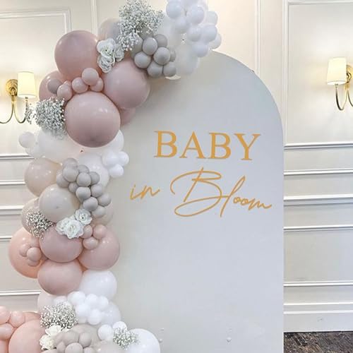 Amazon.com: ZAIBIANHAO Baby In Bloom Baby Shower Decorations For ...