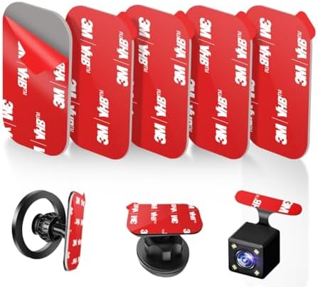 Amazon.com: 4Pcs Adhesive Sticky Pads for Dash Cam, 3M VHB Square Heat ...