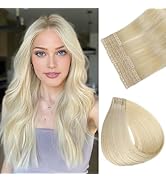 Amazon.com : LADY MIRANDA Mixed Blonde Hair Extensions Real Human Hair ...