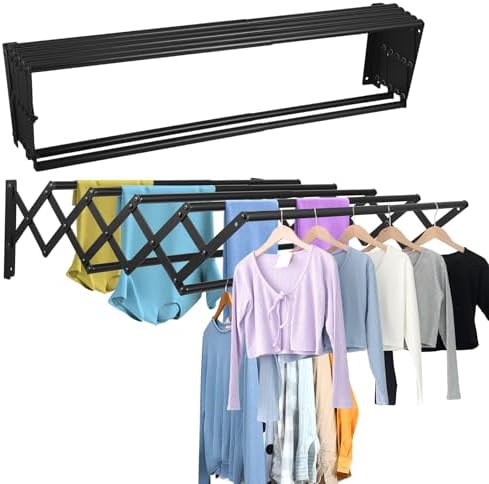 Teleclip Wall Dryer 74 Extendable Wall Fix Washing Line | Space saving ...