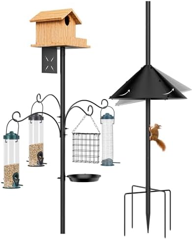 Amazon.com : Flanagan 92 Inch Bird House Pole Mount Kit, Adjustable ...