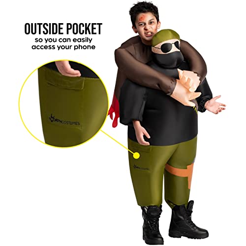 Morph Inflatable Zombie Costume For Kids Monster Hunter Blow Up ...
