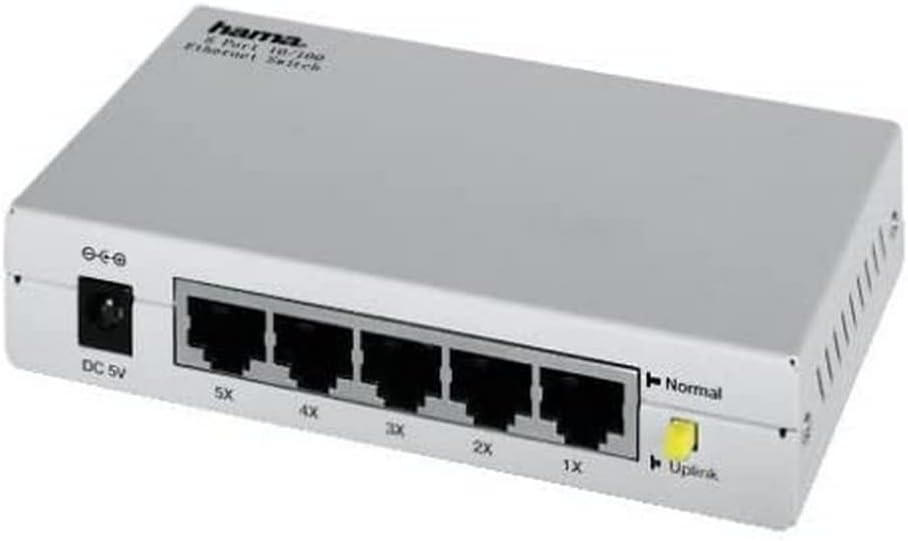 Hama 5-Port-Ethernet-Hub 10/100Mbps: Amazon.de: Computer & Zubehör