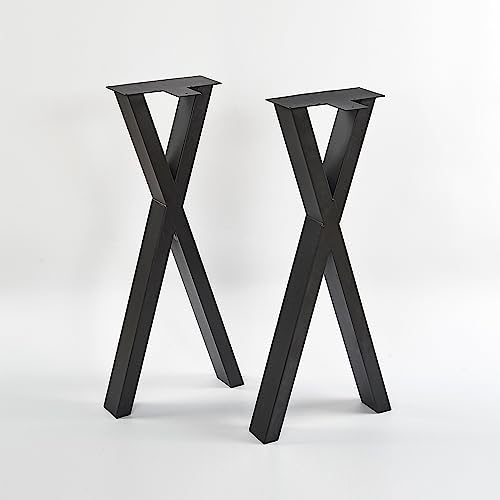 Amazon.com: 28" Heavy Duty Black Steel Metal Triangle Shape Table Legs ...