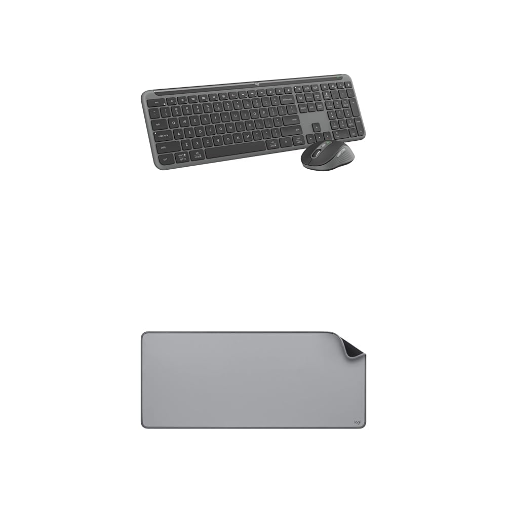 Amazon.com: Logitech MK955 Signature Slim Wireless Keyboard and Mouse ...