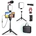 Amazon.com: Smartphone Video Vlogging Kit with LED Light, Phone Holder ...