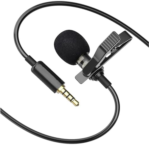 Kanget 3.5mm Clip Collar Mic for YouTube, Collar Mike for Voice ...
