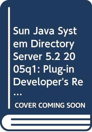 Sun Java System Directory Server 52 2005q1 Plug In Developers Reference Sun Microsystems