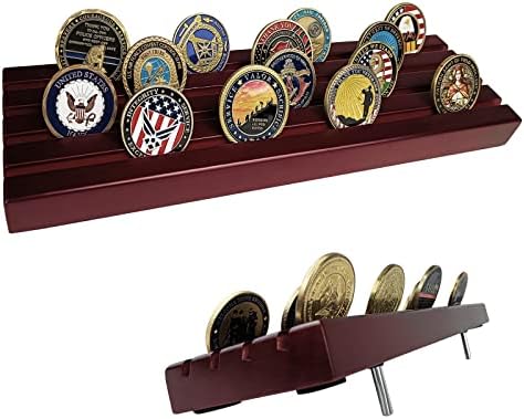 Amazon.com: Samplife Challenge Coin Display Stand,Three-Tier Coin Rack ...