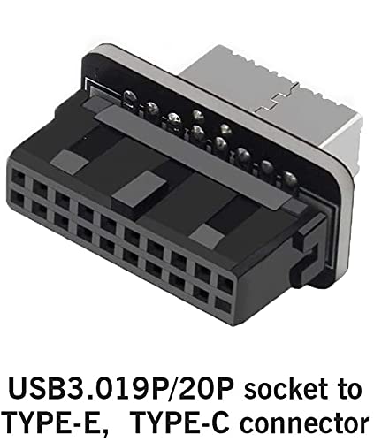 Buy XCZZYB USB Front Panel Adapter, Vertical USB 3.1 Front Panel Socket ...