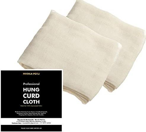 6 Pack 20x20 Inch Grade 90 Hemmed Cheesecloth, 100% Unbleached Cotton ...