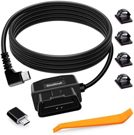 Amazon.com: OBD Power Cable Kit Dash Camera USB to Type C Hardwire Kit ...