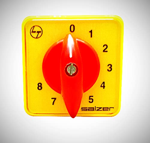 SALZER (L&T) Cam Operated Rotary Switch (Multistep) S6 B13 6Amps 1 Pole ...