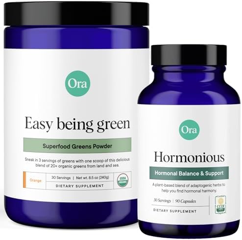 Amazon.com: Ora Organic Hormone Balance & Greens Powder Bundle: Support ...