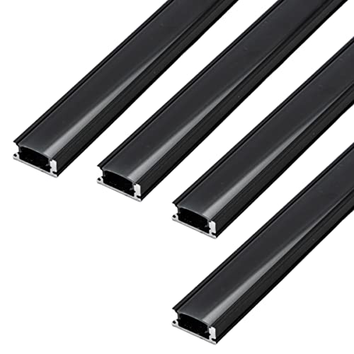 Encuentra los mejores perfiles para LED en Bricodepot: aluminio negro ...