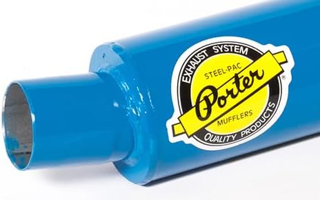 Amazon.com: Porter Mufflers - 17 Degree Offset Muffler, Inlet/Outlet ...