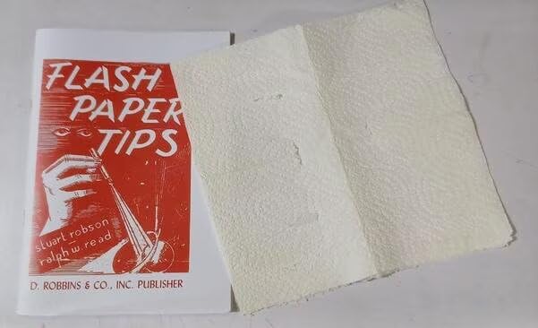Buy Patil Magic Flash Paper Tips ( Book) + Flash Paper 8"X 8" – one ...