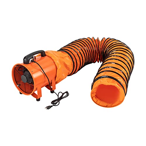 UTILITY BLOWER FAN 10 INCH PORTABLE VENTILATOR HIGH VELOCITY UTILITY ...