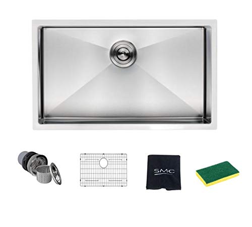 Smc S 3218 Undermount Stainless Steel Kitchen Sink 32 Inch | Desertcart ...